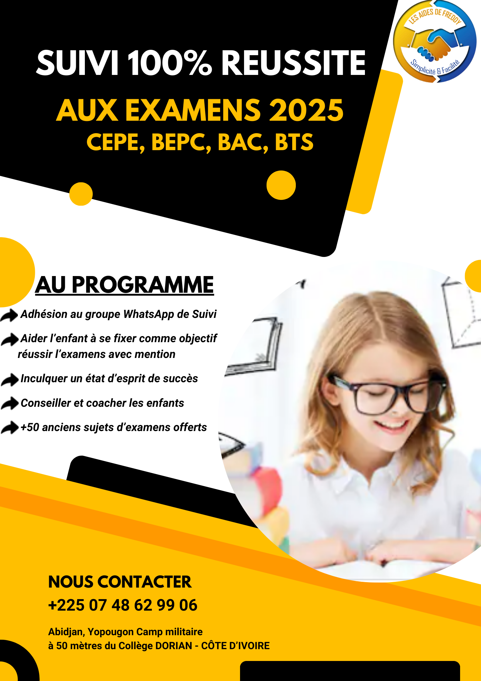 Examens - LES AIDES DE FREDDY