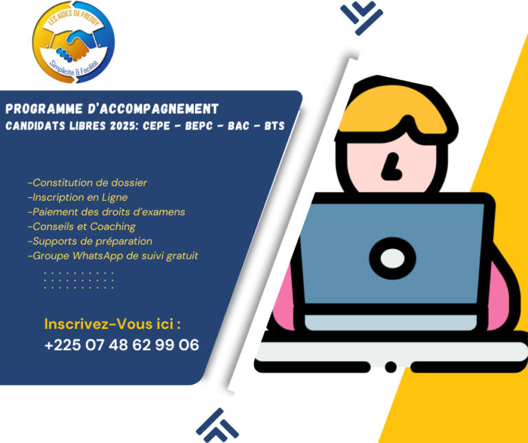 Examens - LES AIDES DE FREDDY