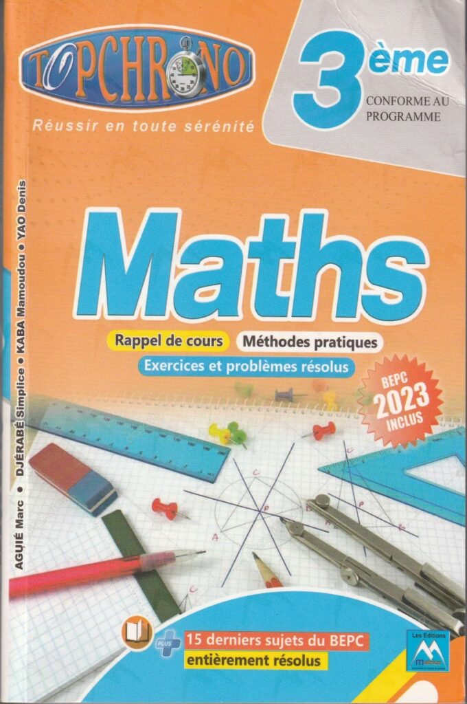 DOCUMENT PREPA EXAMENS TOP CHRONO MATHS 3e - LES AIDES DE FREDDY